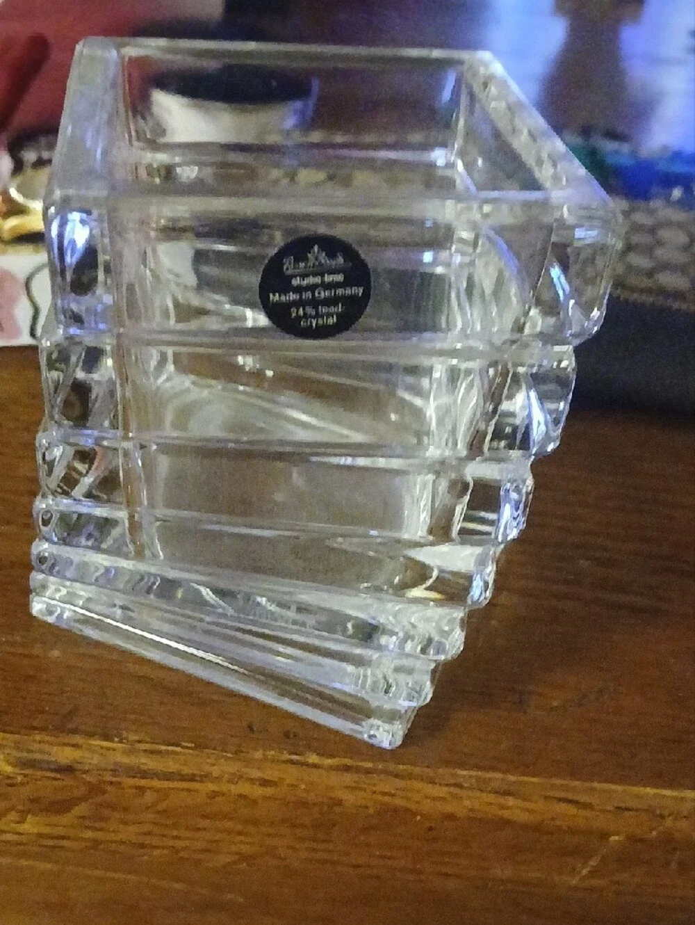 RCR | Accents | Rcr Studioline Made In Germany 24 Lead Crystal Square ...